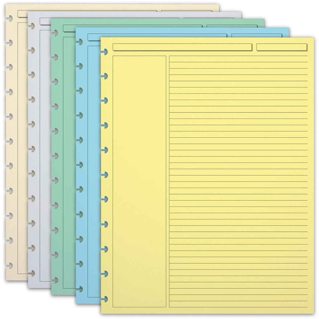 Circa Multicolored 1/4" Ruled Discbound Refill (300 sheets) – Historia